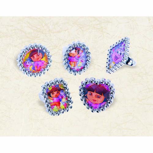 Dora the Explorer 'Floral' Jewel Rings (5ct)